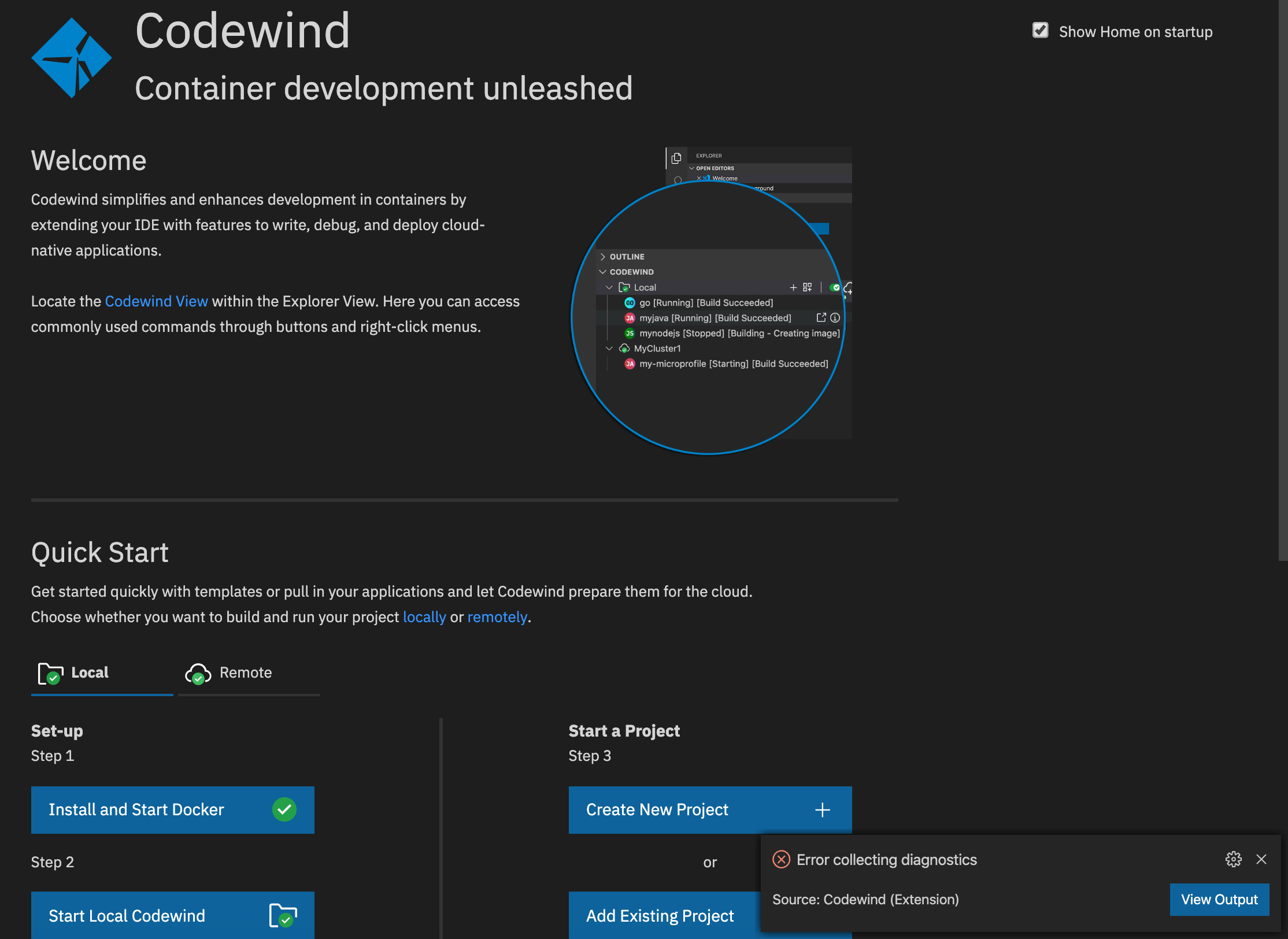[svt][vscode] Error When Running Capture Diagnostics Command · Issue