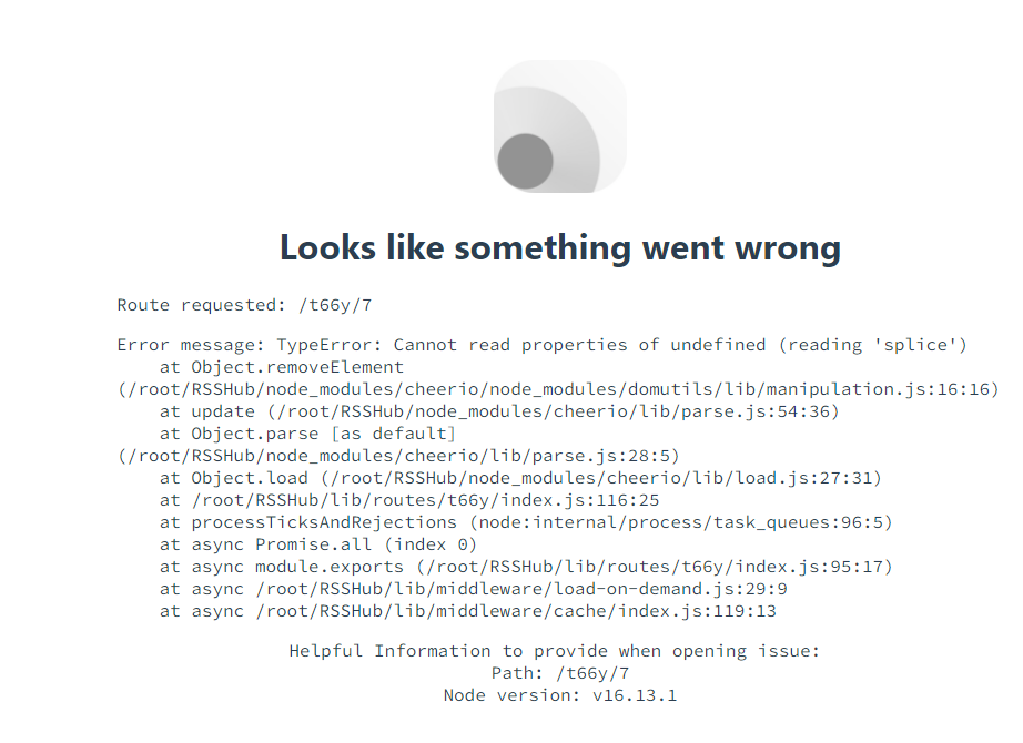 草榴社区 t66y 路由似乎又坏了 · Issue #8645 · DIYgod/RSSHub · GitHub