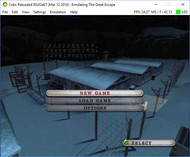 The Great Escape [SC-003] [1.257] · Issue #474 · Cxbx-Reloaded/game ...