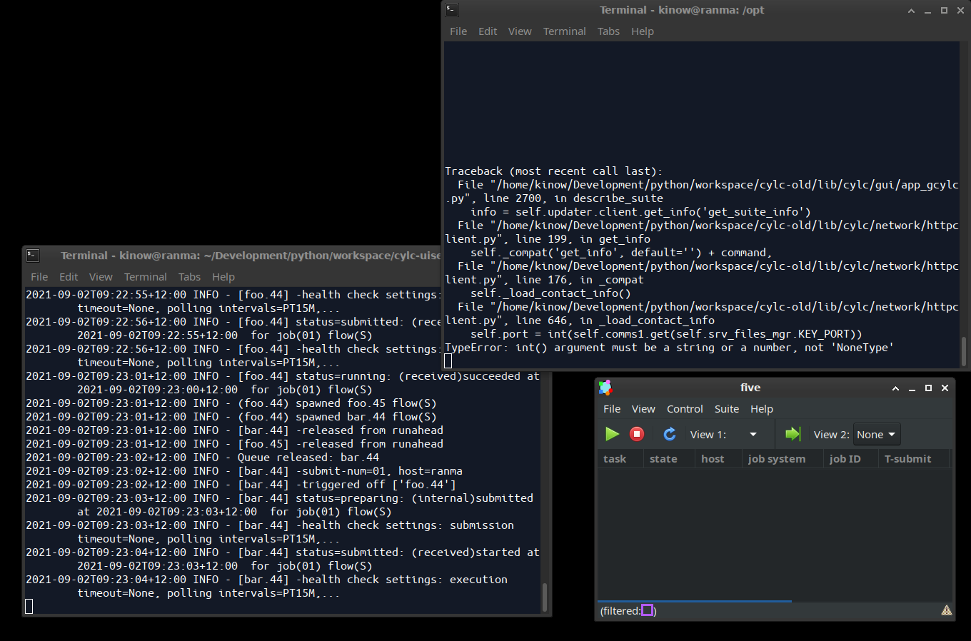 ZMQServer "Operation cannot be accomplished in current state" exception causes loop to get ...