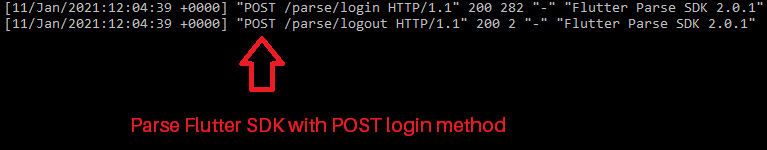 Change default login and signin method to POST · Issue #542 · parse-community/Parse-SDK-Flutter ...