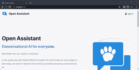 Website - Flash of unstyled content · Issue #479 · LAION-AI/Open-Assistant · GitHub