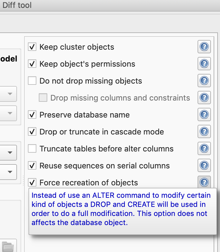 Default Diff settings seem to DROP policies, then ALTER then, causing exception · Issue #1314 ...