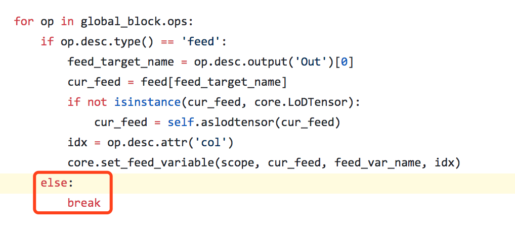 executor.py is wrong when process feeds · Issue #8730 · PaddlePaddle ...