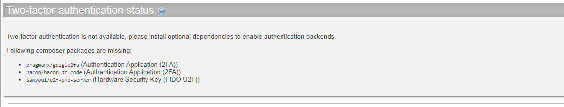 How to Active Two-Factor Auth on phpmyadmin · Issue #16779 · phpmyadmin/phpmyadmin · GitHub