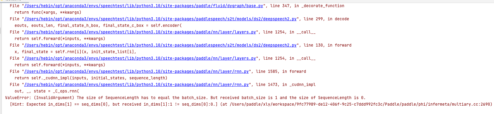 [S2T]使用开源的S2模型，在最后预测阶段，输入出现问题 · Issue #3398 · PaddlePaddle/PaddleSpeech · GitHub