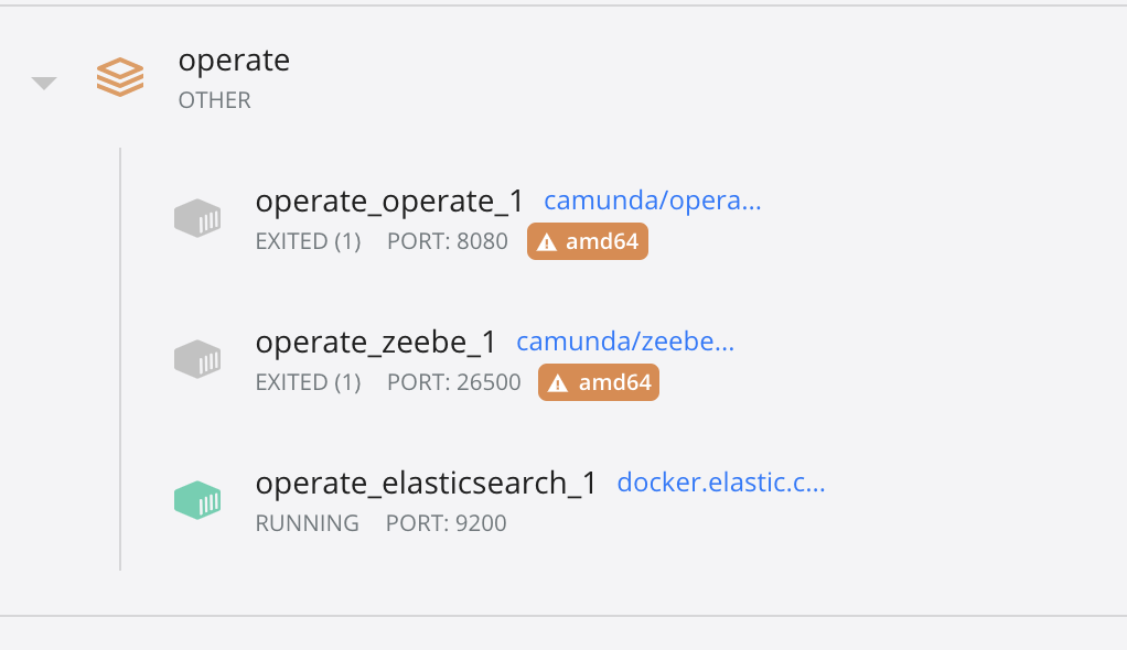 Start up error while running on Mac M1 · Issue #49 · camunda-community-hub/zeebe-docker-compose ...
