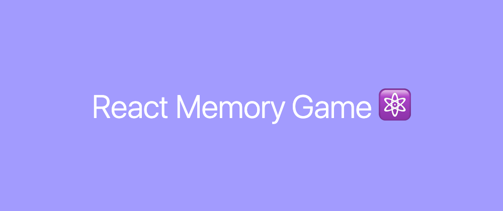 GitHub - Marie-Carrere/react-memory: Memory Game built with React