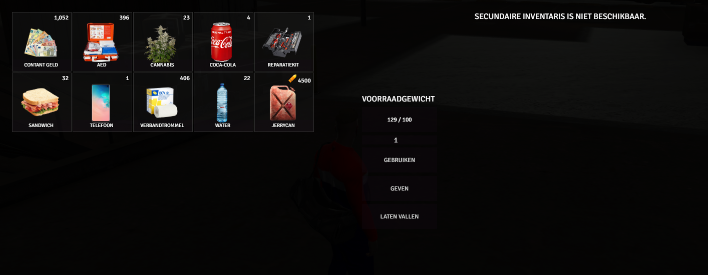 Weight does not seem to work :/ · Issue #144 · RuisSoftware/FiveM-Resources-2024 · GitHub