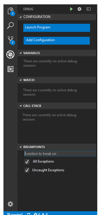 Debug sidebar improvements · Issue #58530 · microsoft/vscode · GitHub