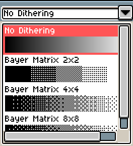 Gradient Dither Pattern dropdown menu is smaller than necessary · Issue #4001 · aseprite ...