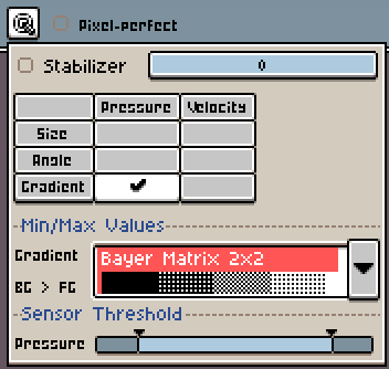 "Dither Density" Mode for Brush and Fill · Issue #4002 · aseprite/aseprite · GitHub