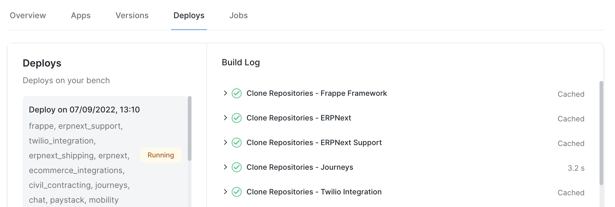 Disable Show Updates Button When Deploying Is Running · Issue 478 · Frappepress · Github