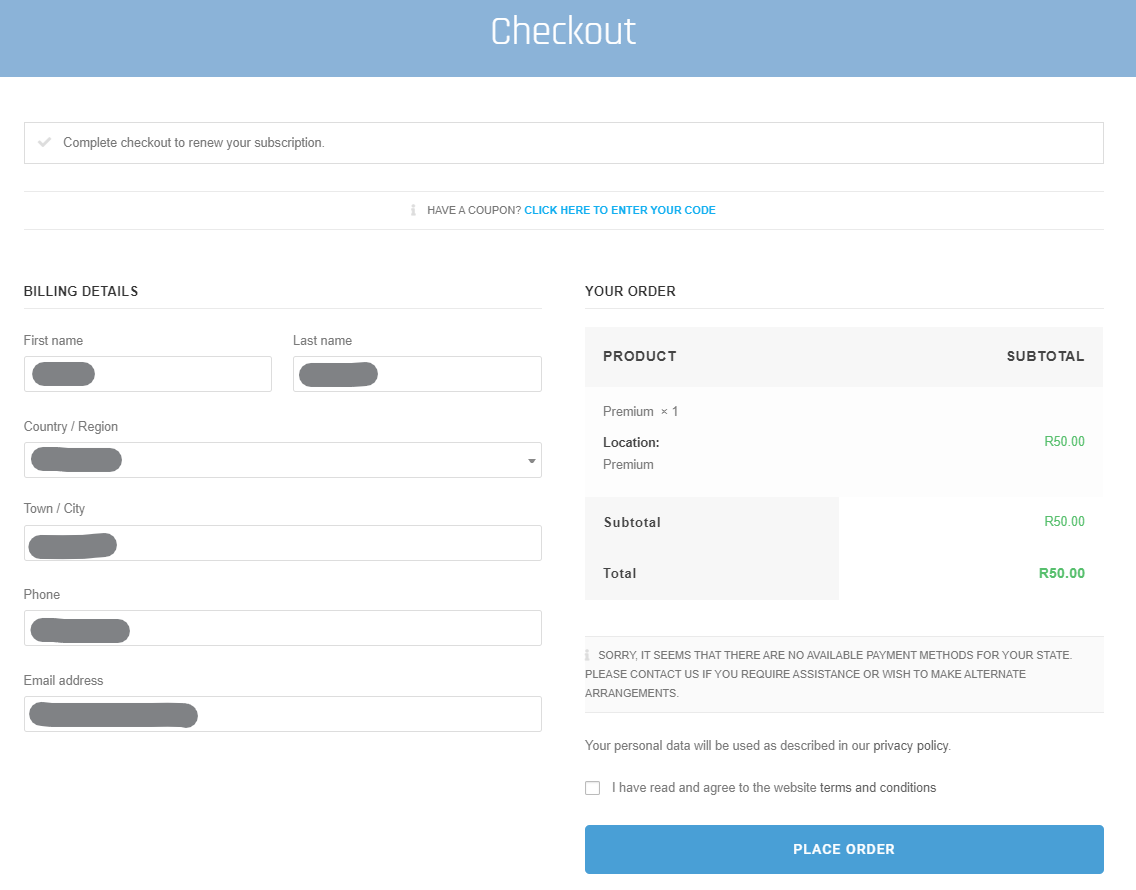 Update Payfast User Card Details Using Token · Issue 41 · Woocommerce Woocommerce Gateway