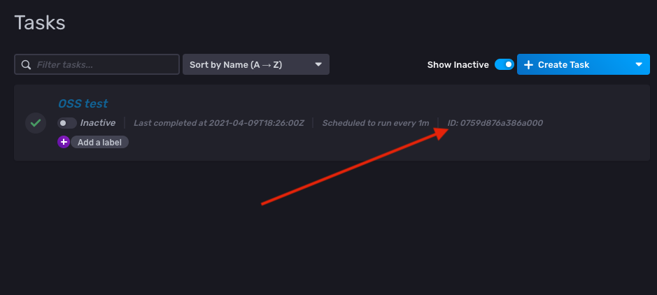 Include check ID, notification rule ID, notification endpoint ID, and underlying task IDs in UI ...
