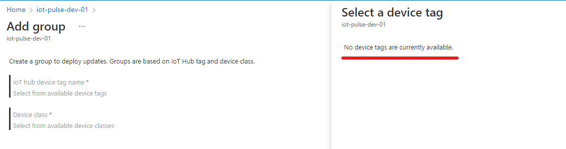 Unable to create deployment groups because tags are not found · Issue #142 · Azure/iot-hub ...