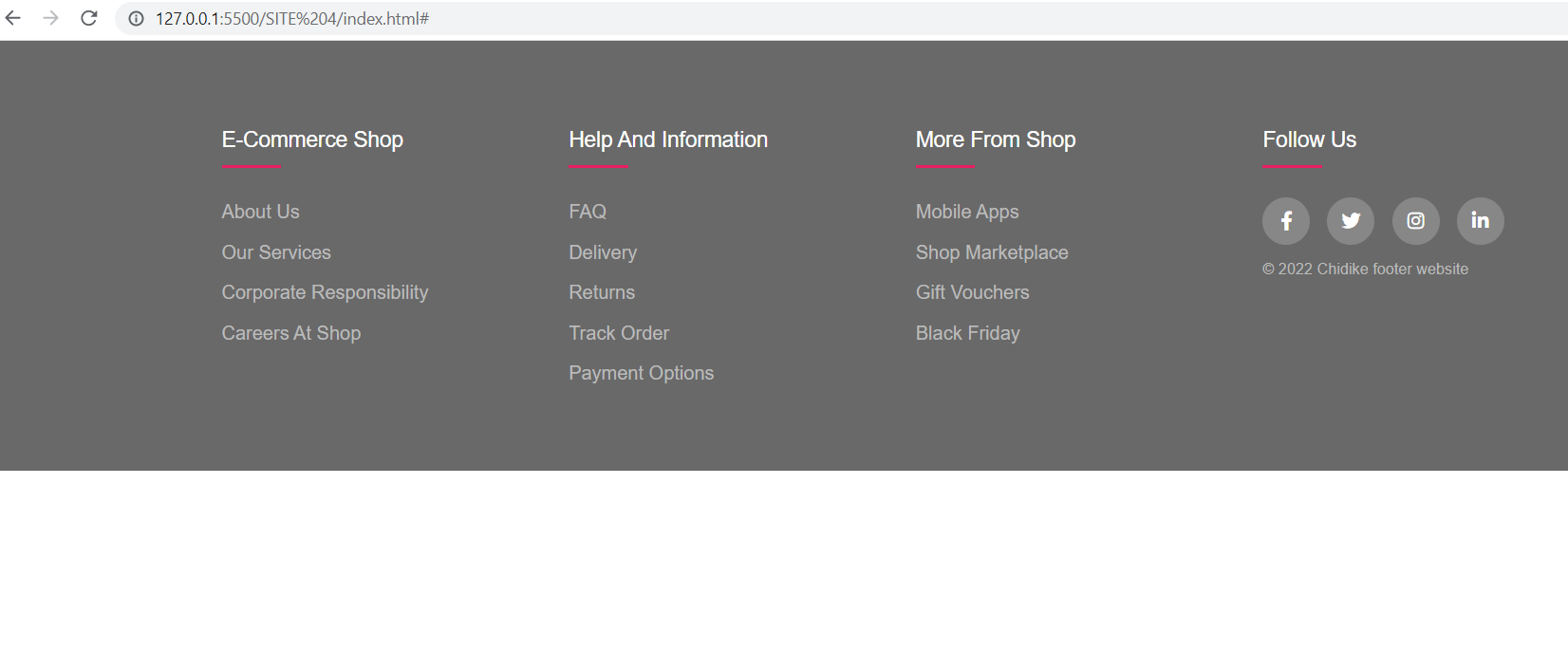 GitHub - lacegiovanni17/Chidike-e-commerce-footer-website