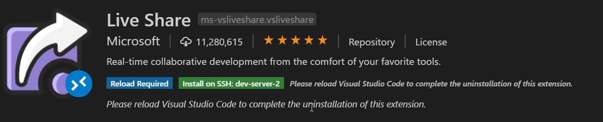 Live Share + Remote SSH = Error · Issue #2666 · microsoft/live-share · GitHub