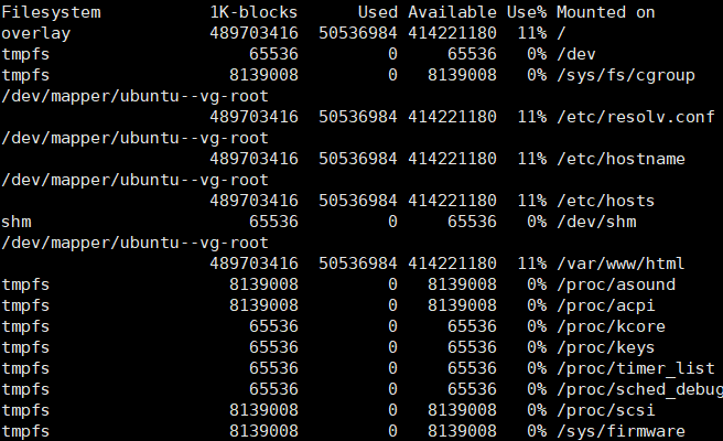 Command df parse error when the string `filesystem` is long · Issue #173 · nextcloud/serverinfo ...