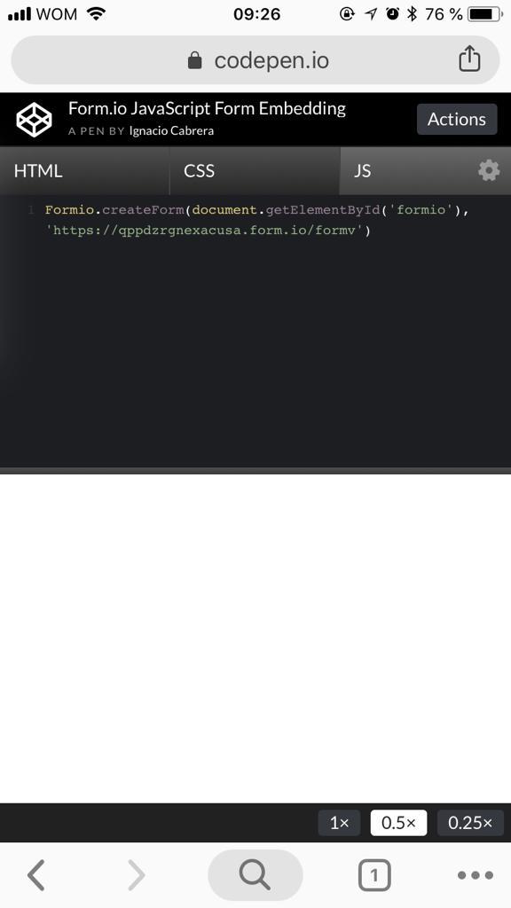 Can't open Forms in Mobile Browsers · Issue #683 · formio/formio.js · GitHub