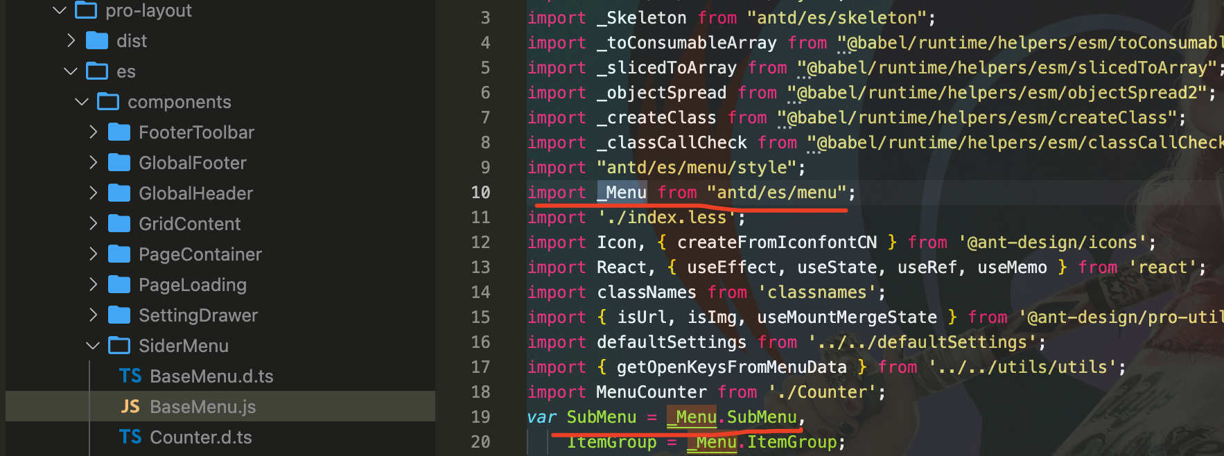 Menu警告使用item替换children · Issue #8054 · umijs/umi · GitHub