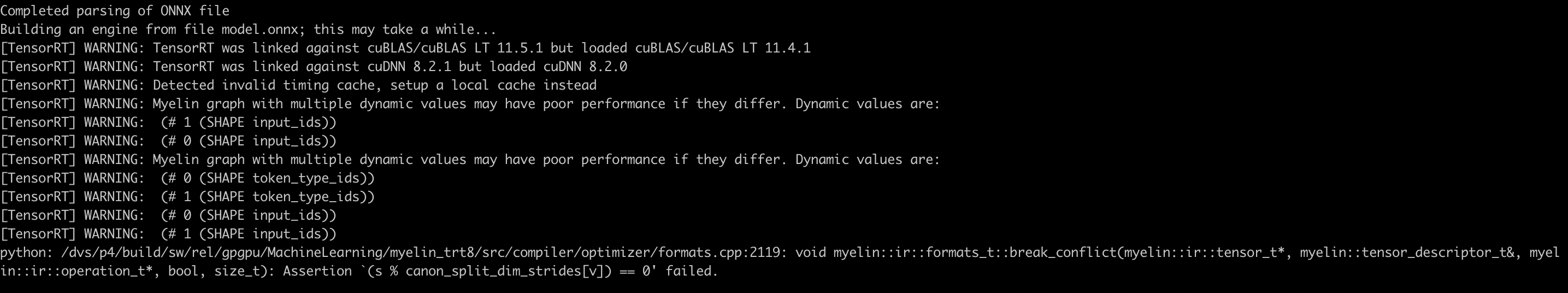 Dynamic Shape Set Bug · Issue 1733 · Nvidia Tensorrt · Github