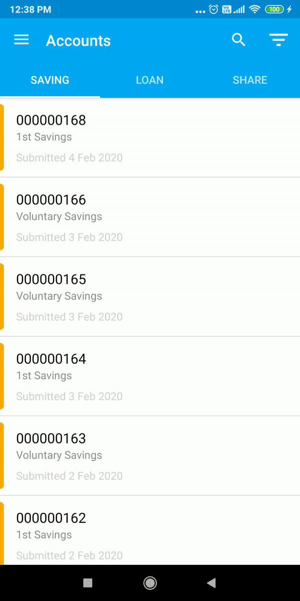Filters do not work after empty accounts message is displayed · Issue #1314 · openMF/mifos ...