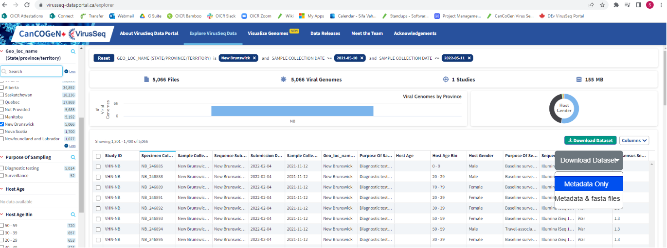 separate metadata from fasta in downloads · Issue #126 · virusseq/portal-ui · GitHub
