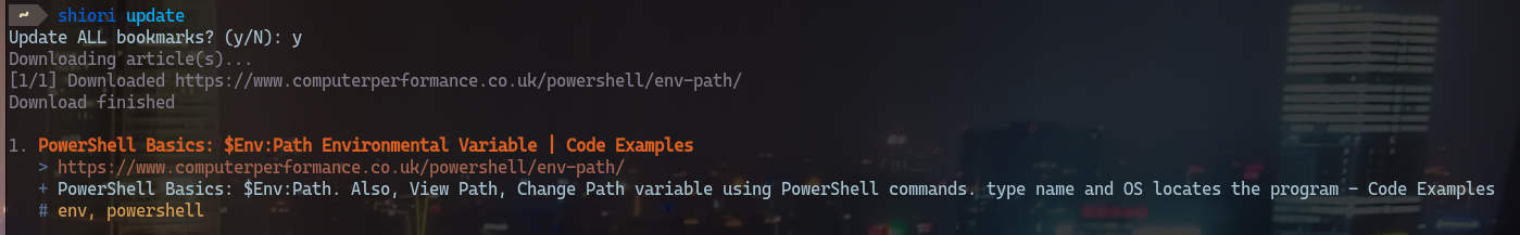 Command for all bookmarks process only one bookmark · Issue #219 · go ...