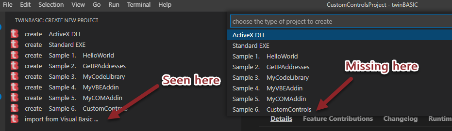 "Import from Visual Basic..." not available in F1 menu · Issue #582 ...