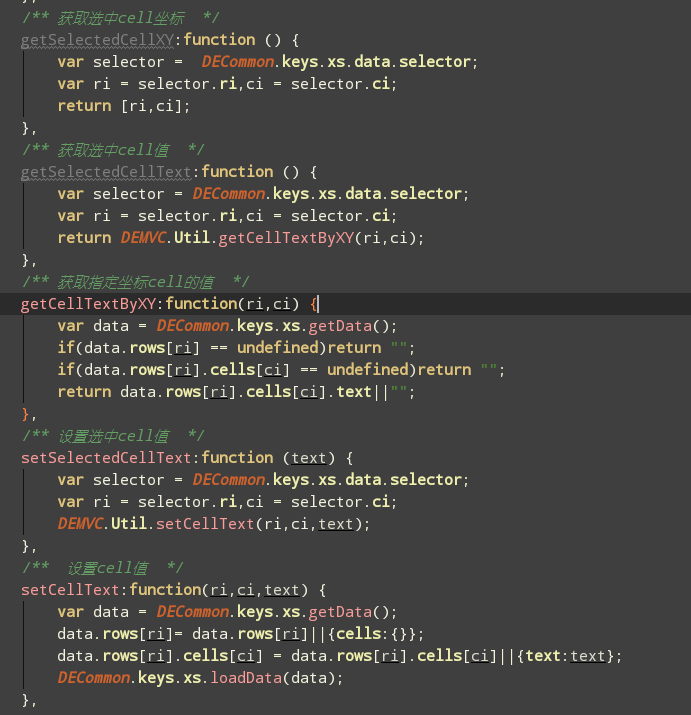 怎么获取选中的单元格呢 · Issue #183 · myliang/x-spreadsheet · GitHub