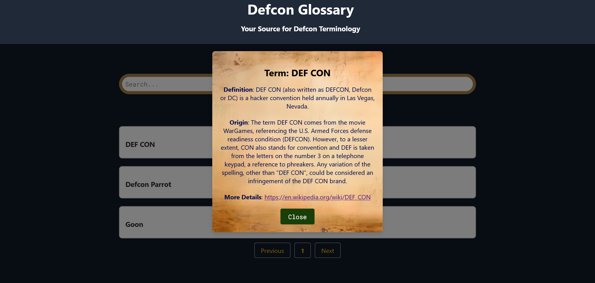 GitHub - DefconParrot/Defcon-Glossary: Meaning & Origin of Some of The ...