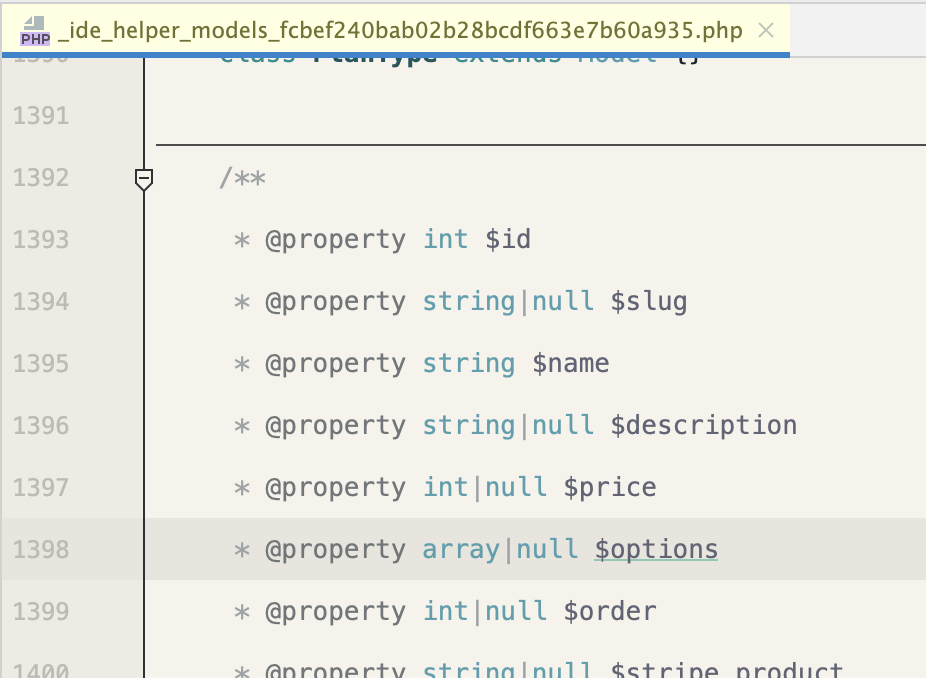 [bug] Smart Goto Does Takes You To Ide Helper Model File When Model Is Extended From Another