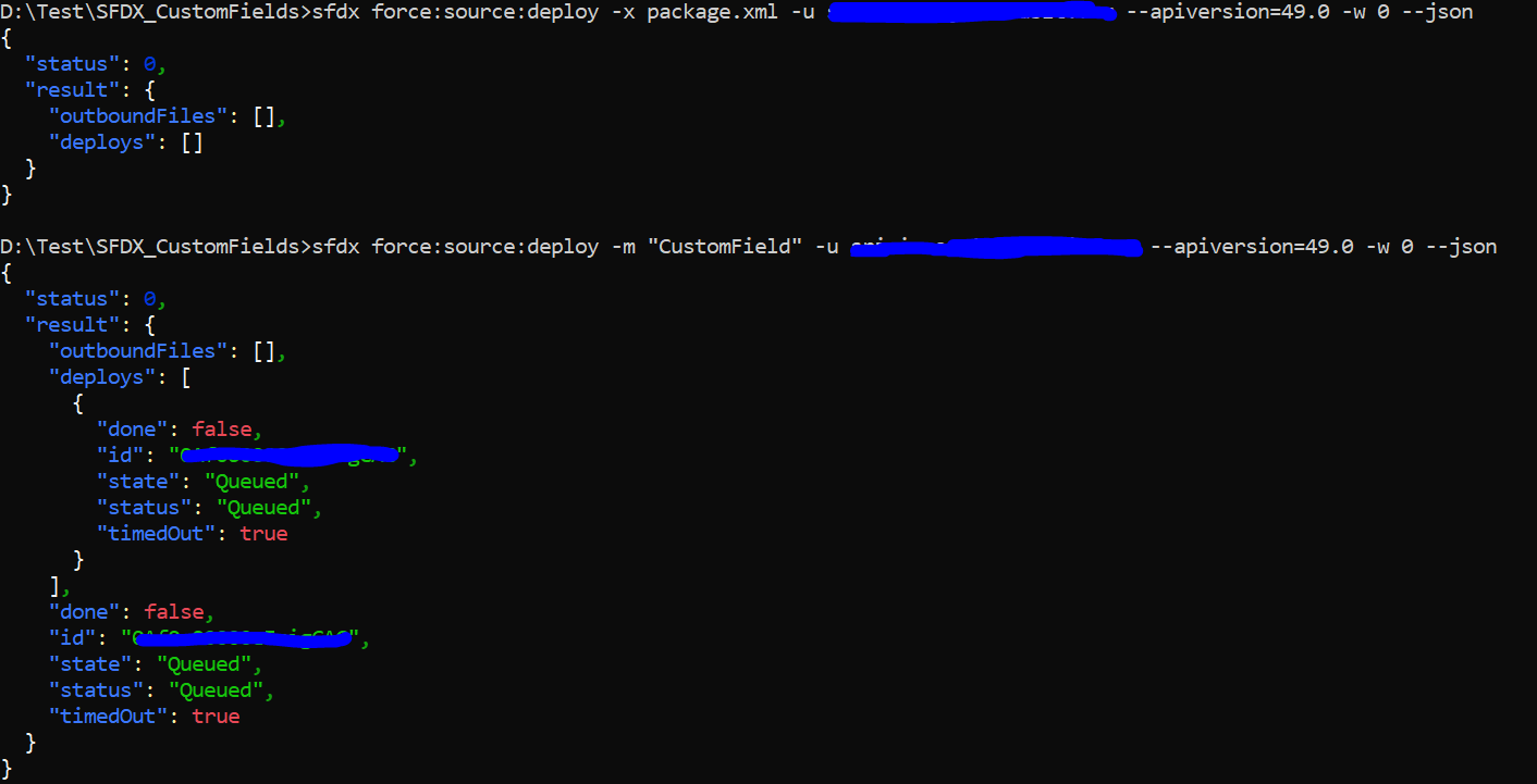 sfdx force:source:deploy is not deploying the custom fields. · Issue #628 · forcedotcom/cli · GitHub