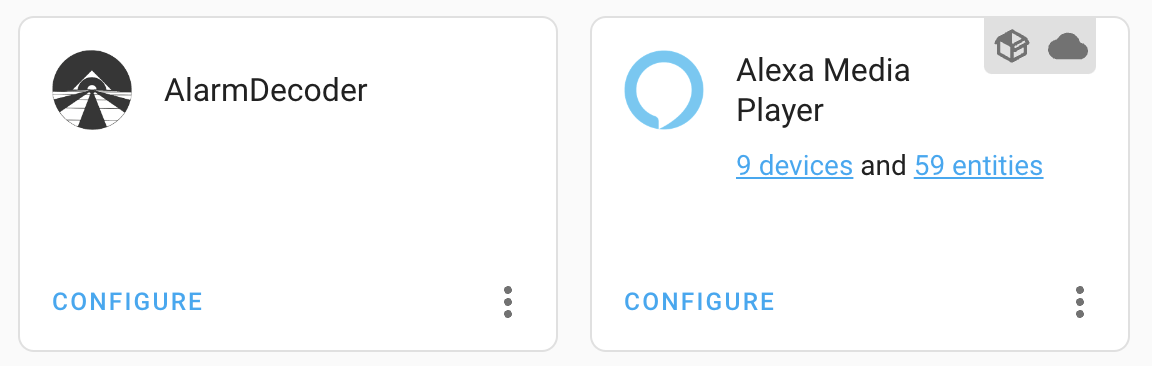 AlarmDecoder entities have no unique ID's, despite not being YAML ...