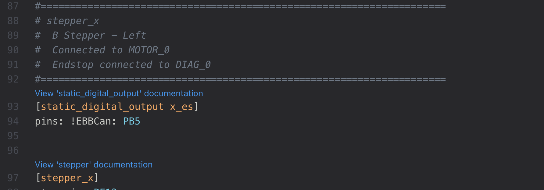 Allow disabling of links to configuration documentation in the editor · Issue #938 · fluidd-core ...