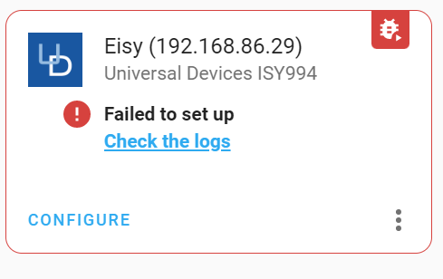 Universal Devices ISY994 integration breaks when used on an ISY with UD ...