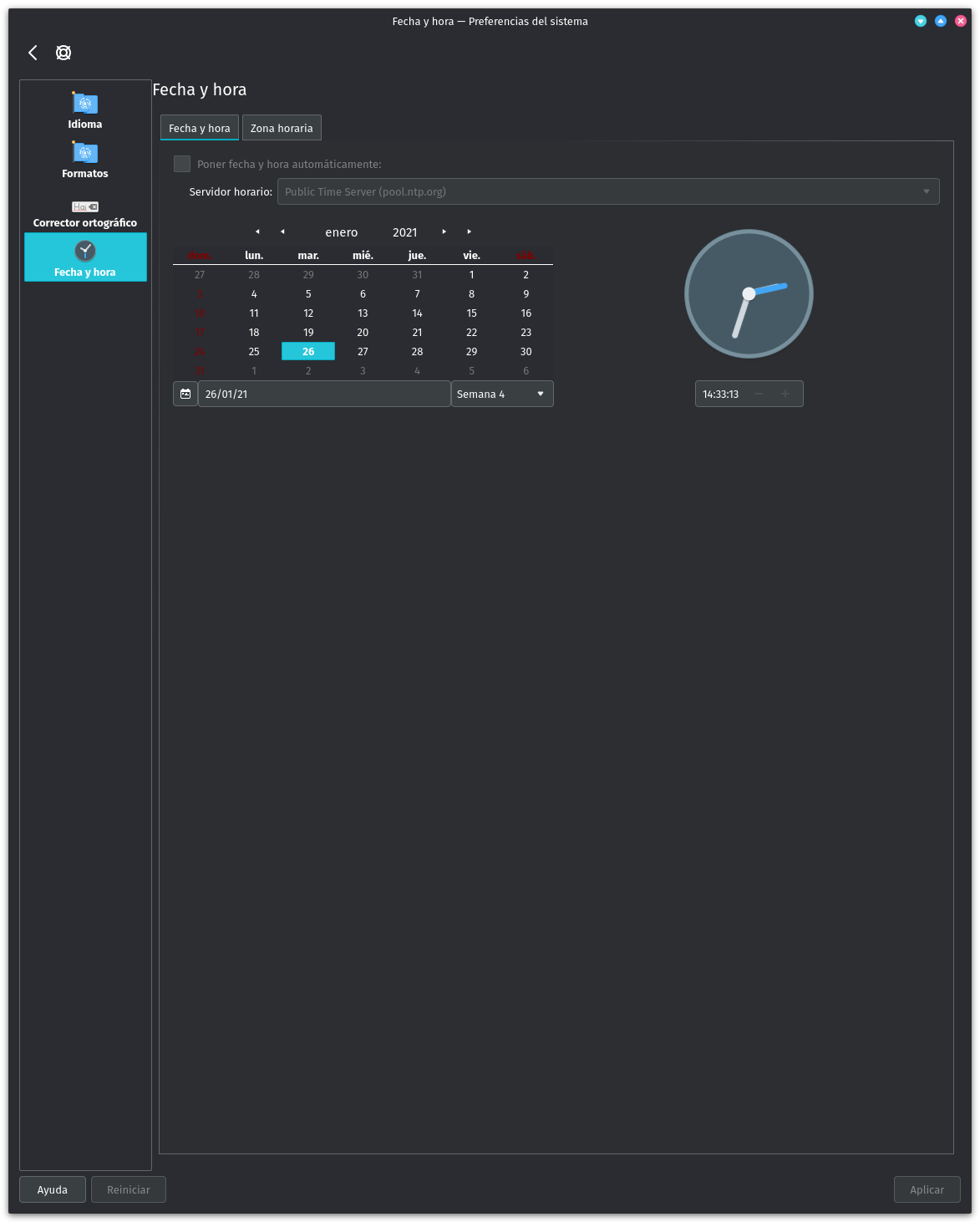 Time Is Not Automatically Adjusted When Selecting A Timezone In System Settings · Issue 18