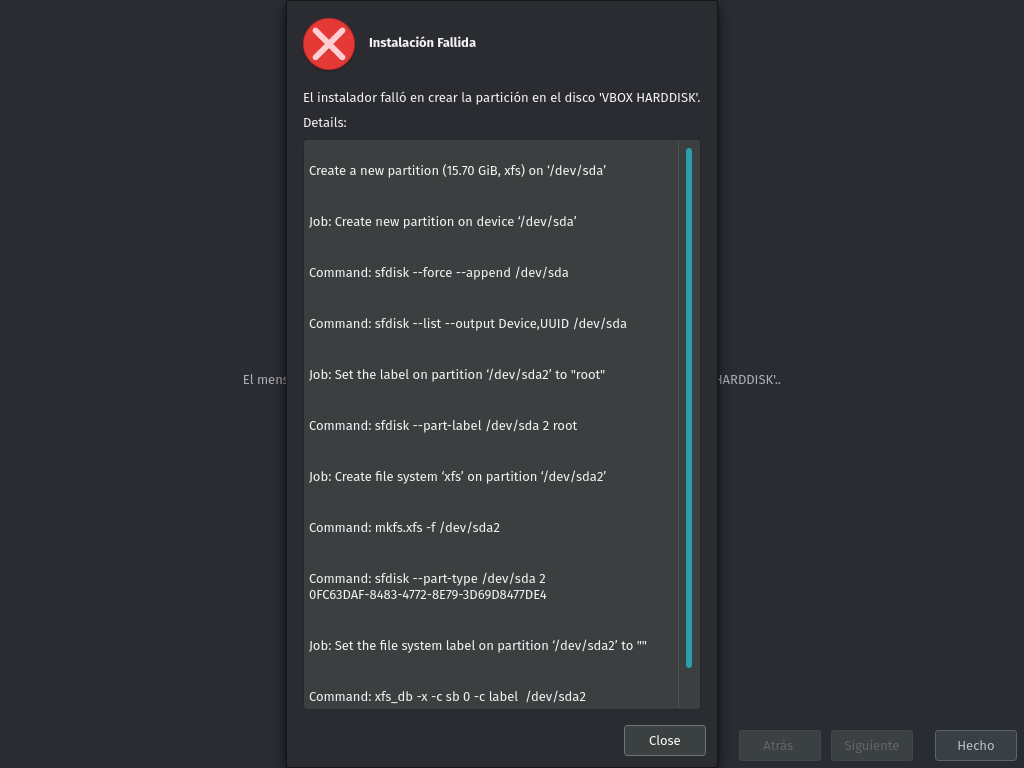 Calamares fails to create new partitions when selecting 'Replace partition' · Issue #55 · Nitrux ...