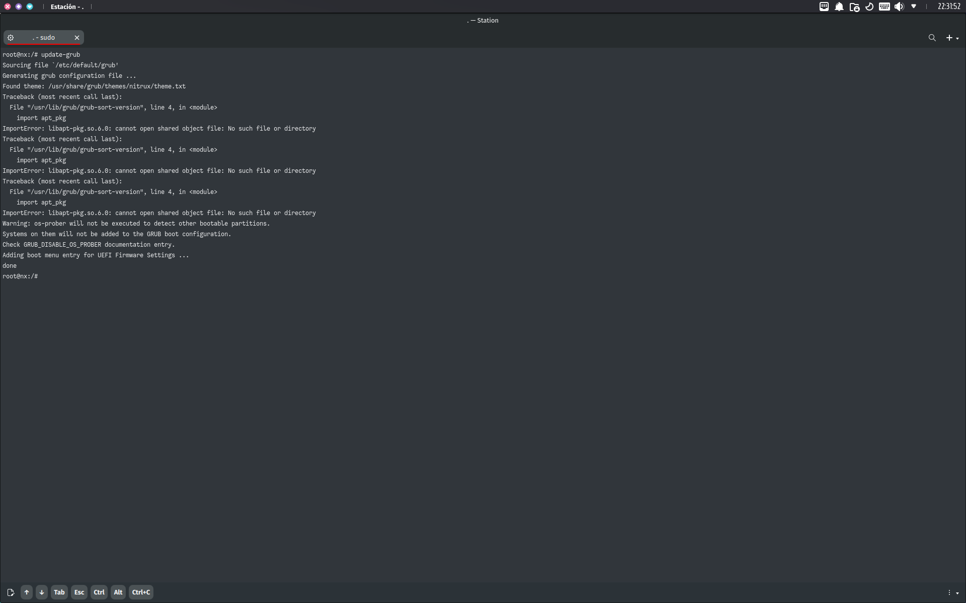 Running Update Grub Does Not Work And No Boot Entries Are Added To Grub Menu · Issue 141