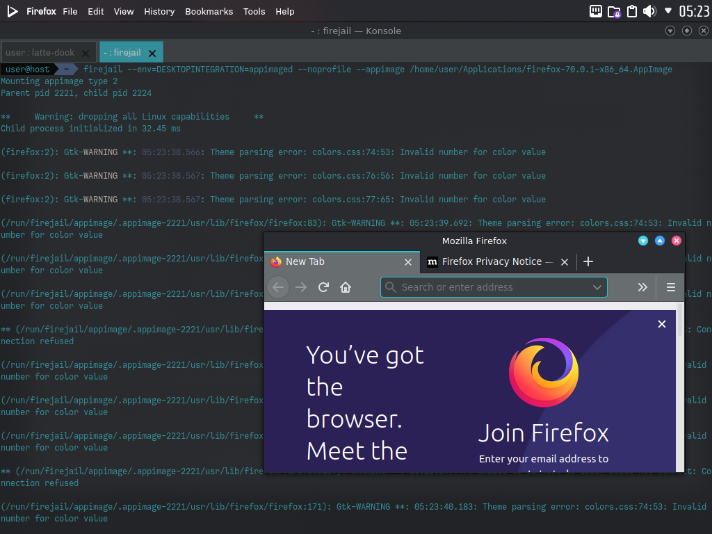 AppImage failed to load if using appimaged firejail integrated launchers · Issue #101 ...