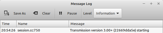 Message log window in GTK version - missing log-level selection field · Issue #3772 ...