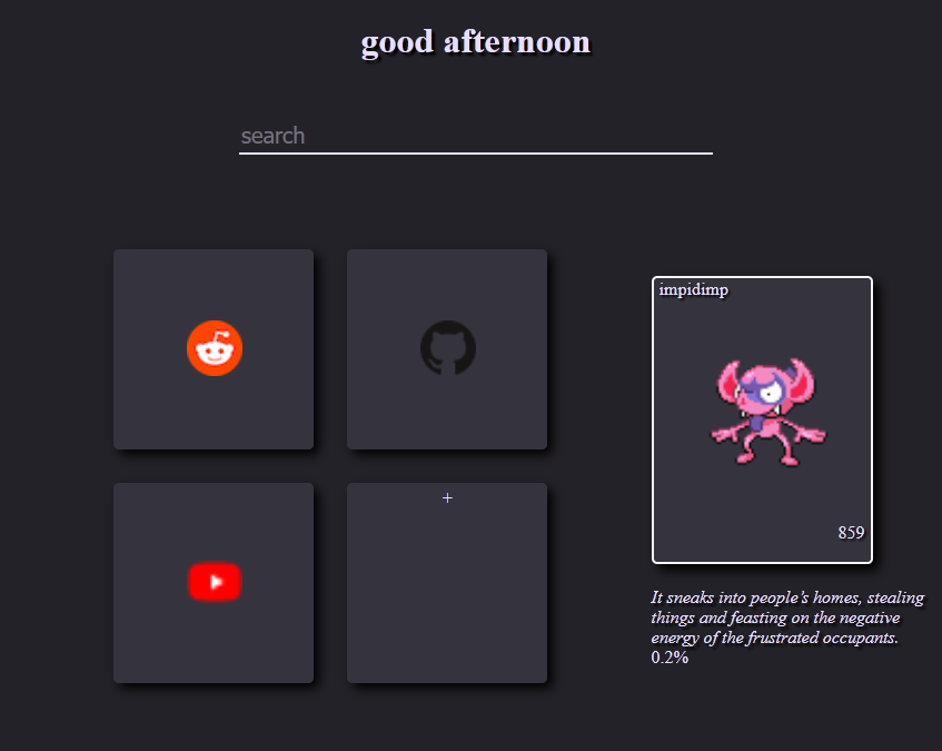 GitHub - catmona/newtab: a newtab page