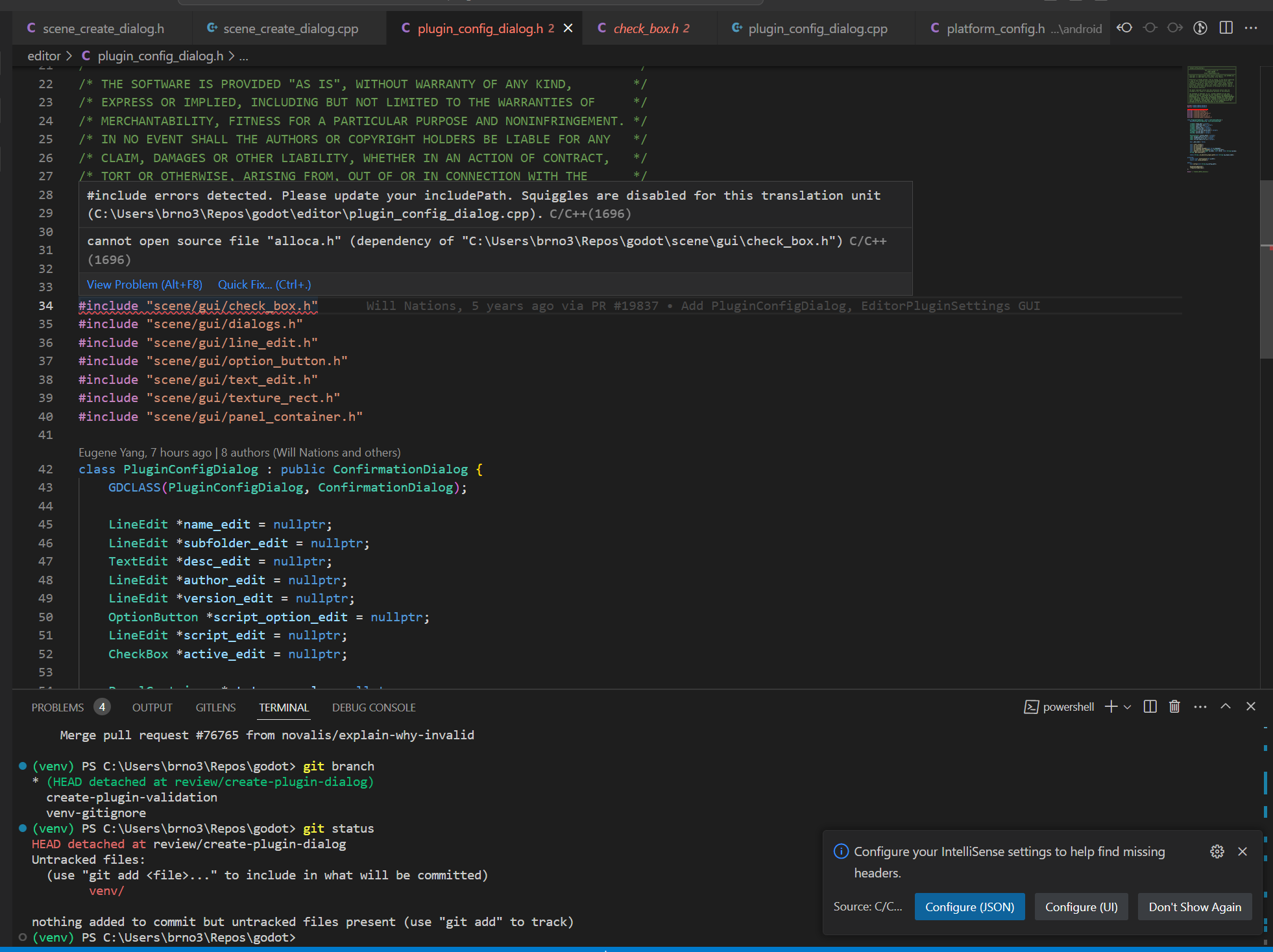Provide suggested `c_cpp_properties.json` for Visual Studio Code development · Issue #7298 ...