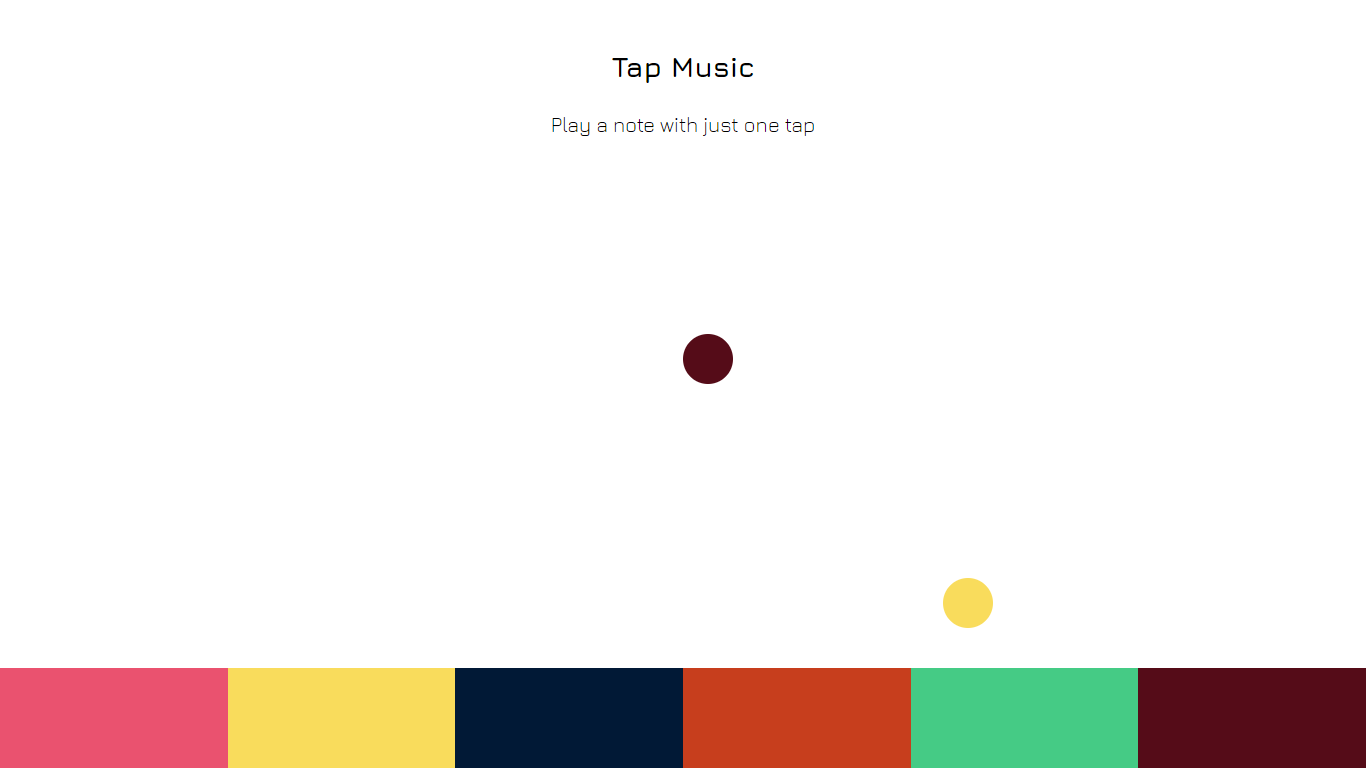 GitHub - abishekh07/One-Tap-Music: A fun JS application that allows you ...