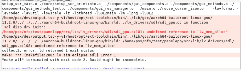 Build Sdl Gpu Get Undefined Reference To `lvmemalloc · Issue 3794 · Lvgllvgl · Github