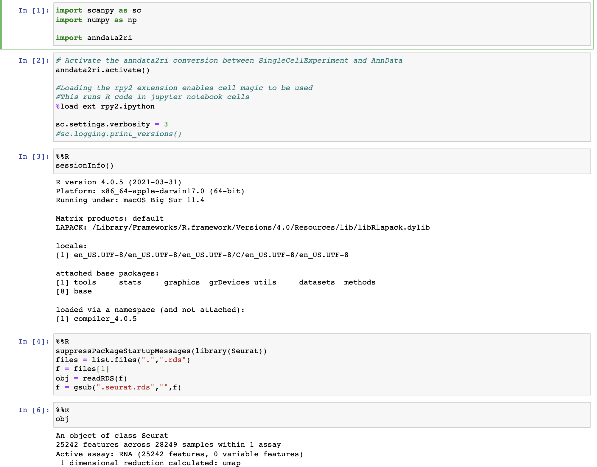 Error occurs in as.SingleCellExperiment step · Issue #5 · LuckyMD/Code_snippets · GitHub