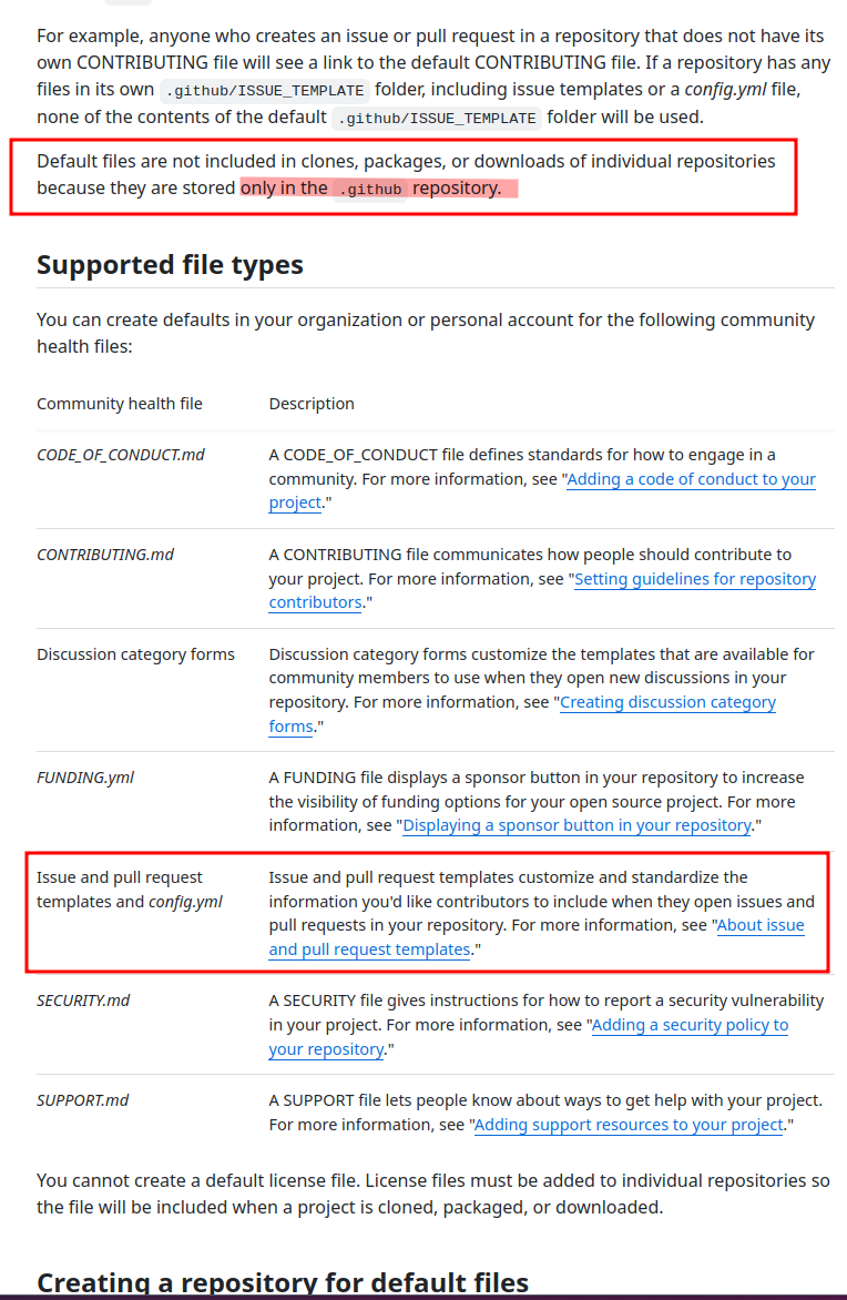 Issue templating in .github repository · community · Discussion #53010 · GitHub