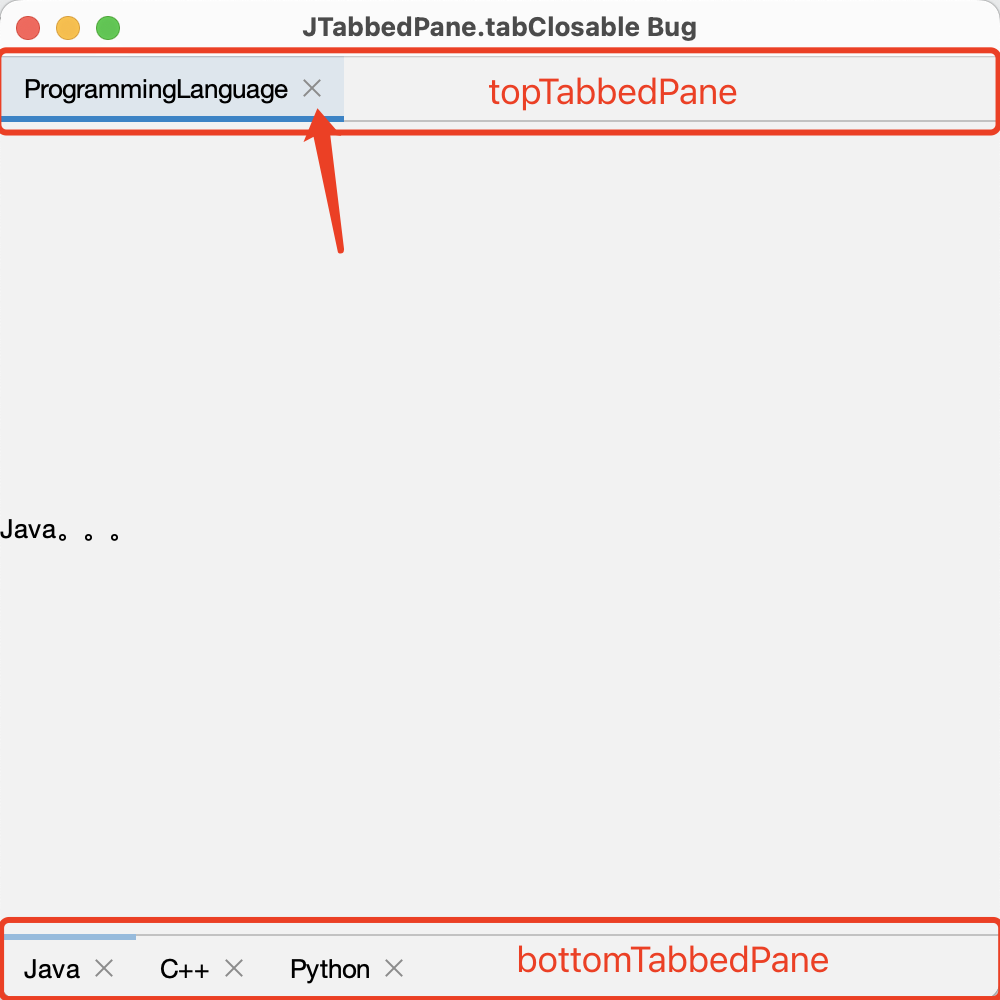 JTabbedPane.tabClosable Bug · Issue #603 · JFormDesigner/FlatLaf · GitHub