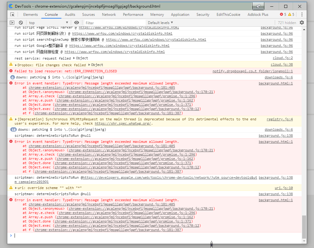 4.10.6112 Cannot export script backup · Issue #917 · Tampermonkey/tampermonkey · GitHub
